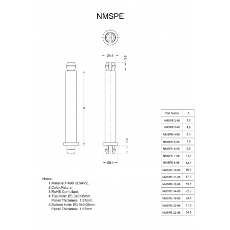 Mini PCB Support Posts