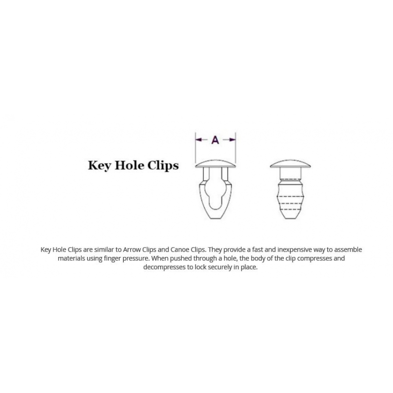Keyhole Clips