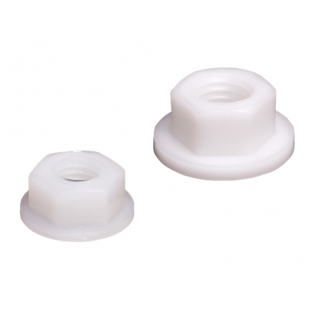 Metric Nylon Flange Hex Nuts