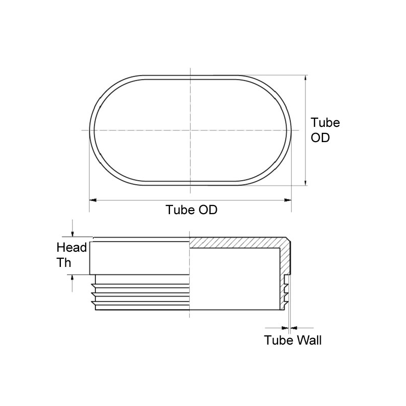 Tube Inserts and blanking plugs - Oval Metric