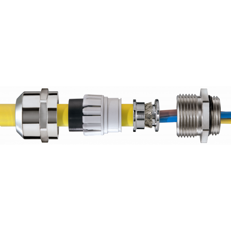 Stainless Steel Metric Cable Gland M12