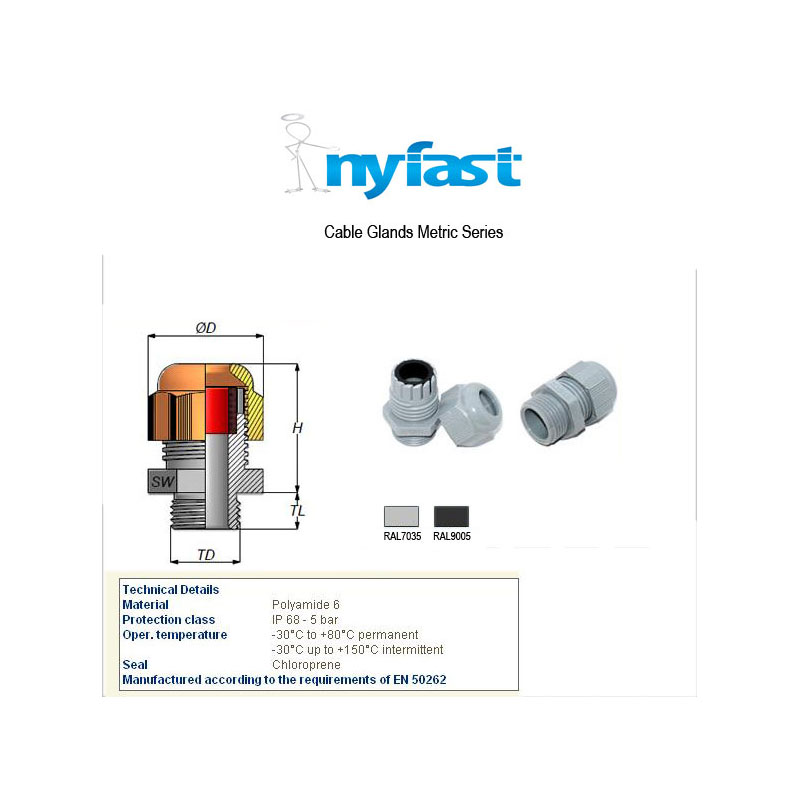 Metric Cable Gland M63