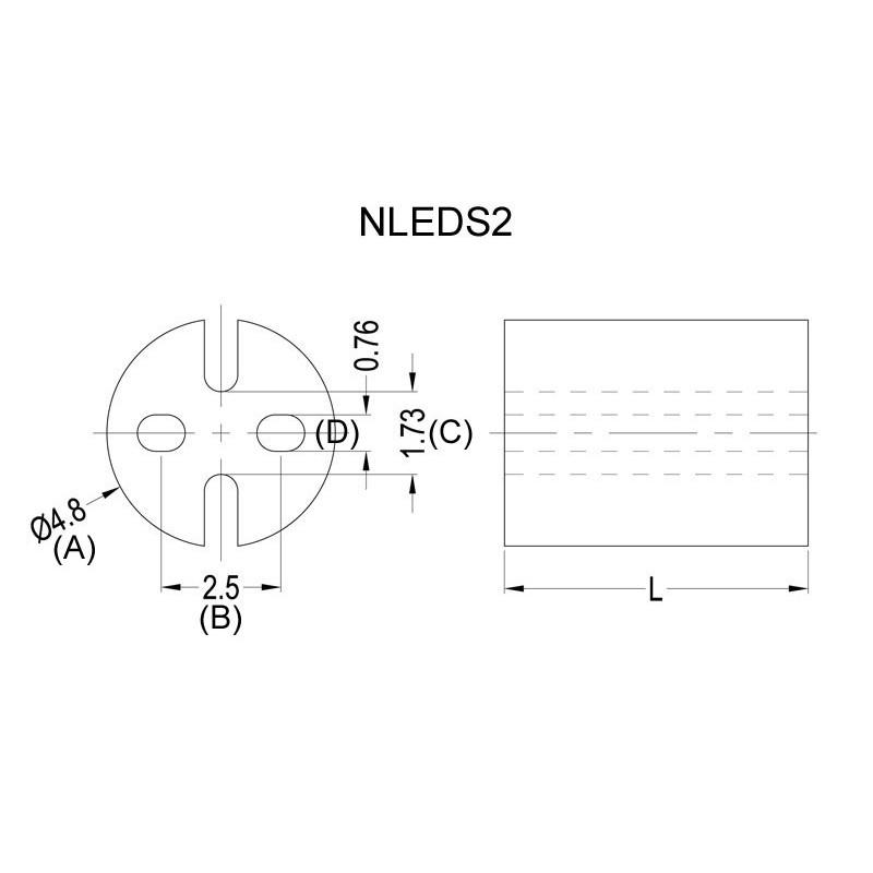 LED SPACER ROUND TYPE 2