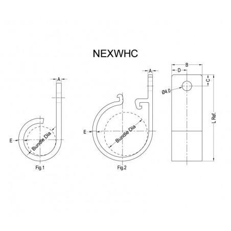 Nylon Wire Harness Clamp EX