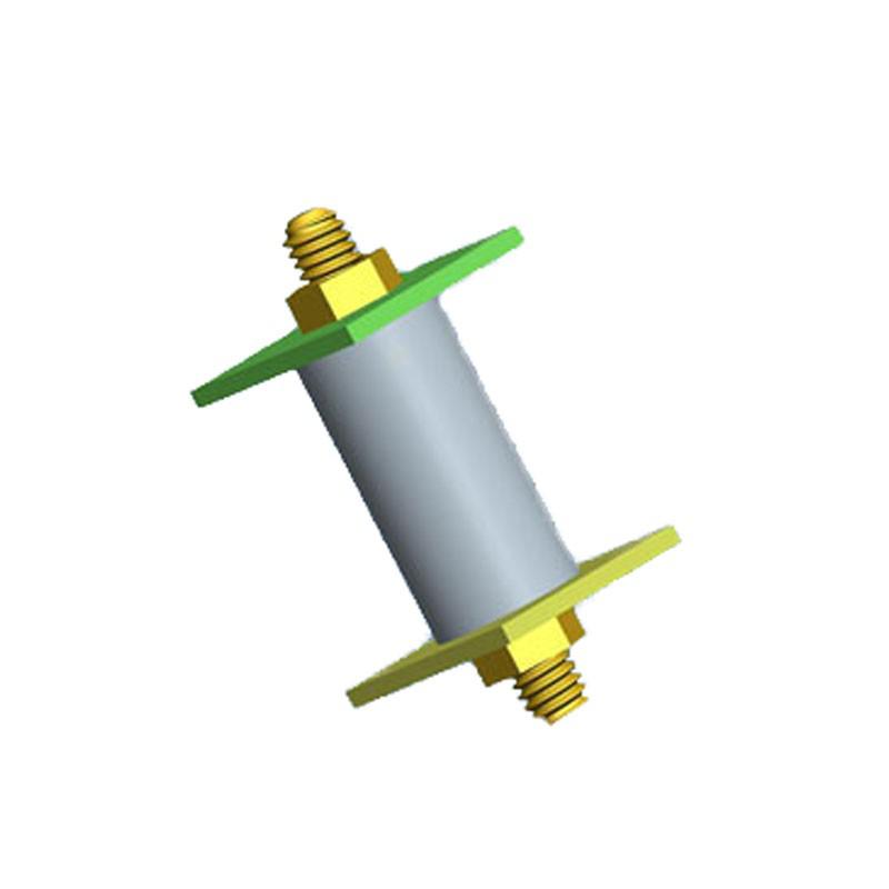 Round Brass Nylon Male Male Spacers