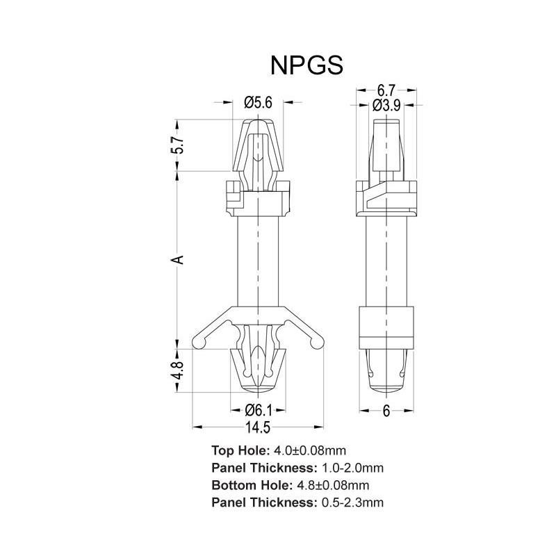 Locking PCB Support Arrowhead