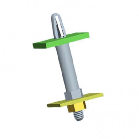 Studded Hex PCB Support Locking Bayonet - M4