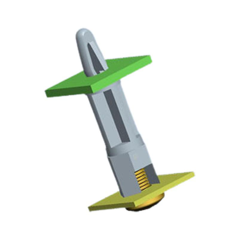 Threaded Hex PCB Support Locking Bayonet - M4