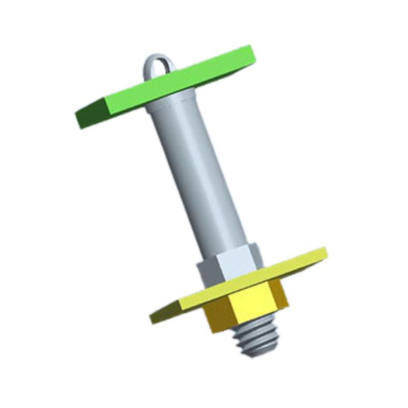 Studded Hex PCB Support Locking Teardrop - M4