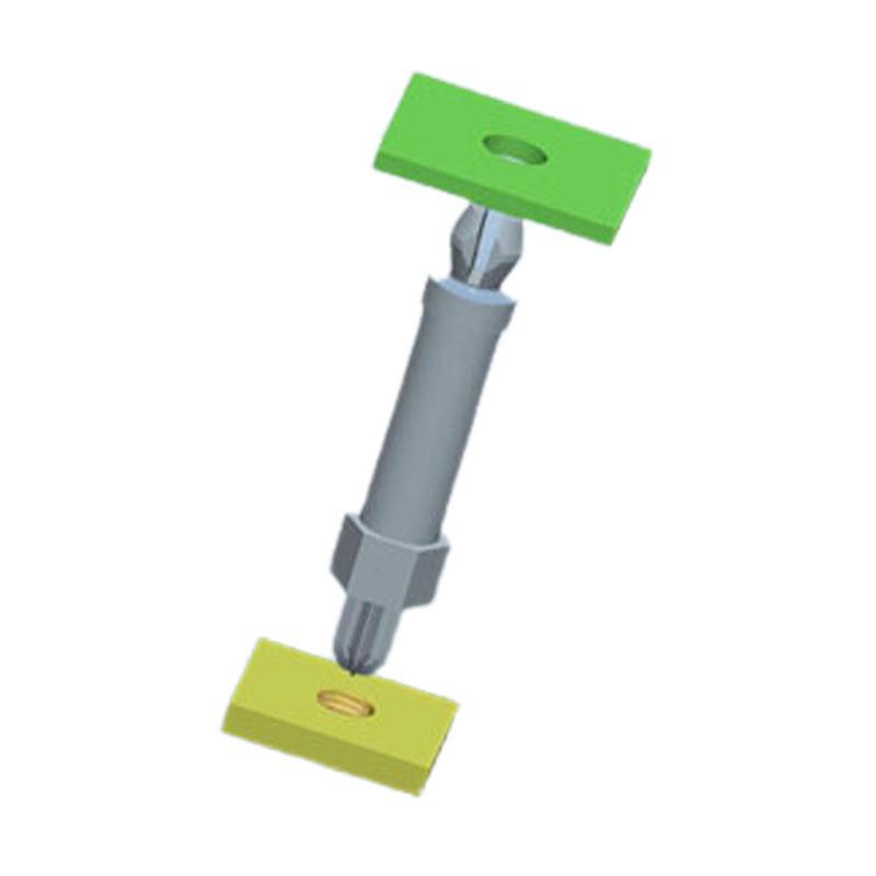 Hex PCB Support Non-Locking -M3