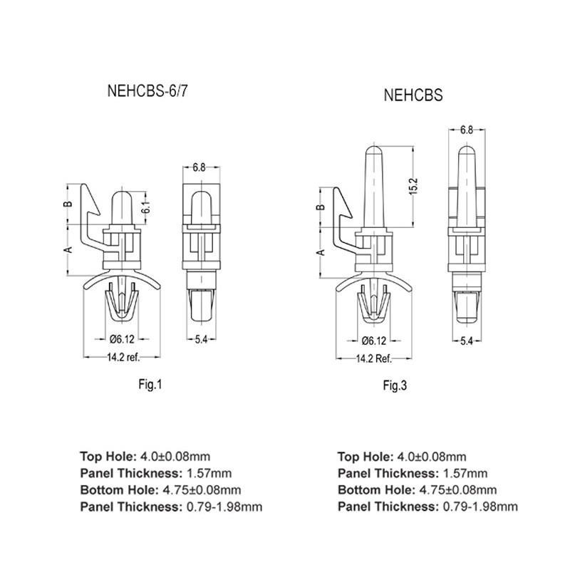 Edge Holding Locking Circuit Board Support