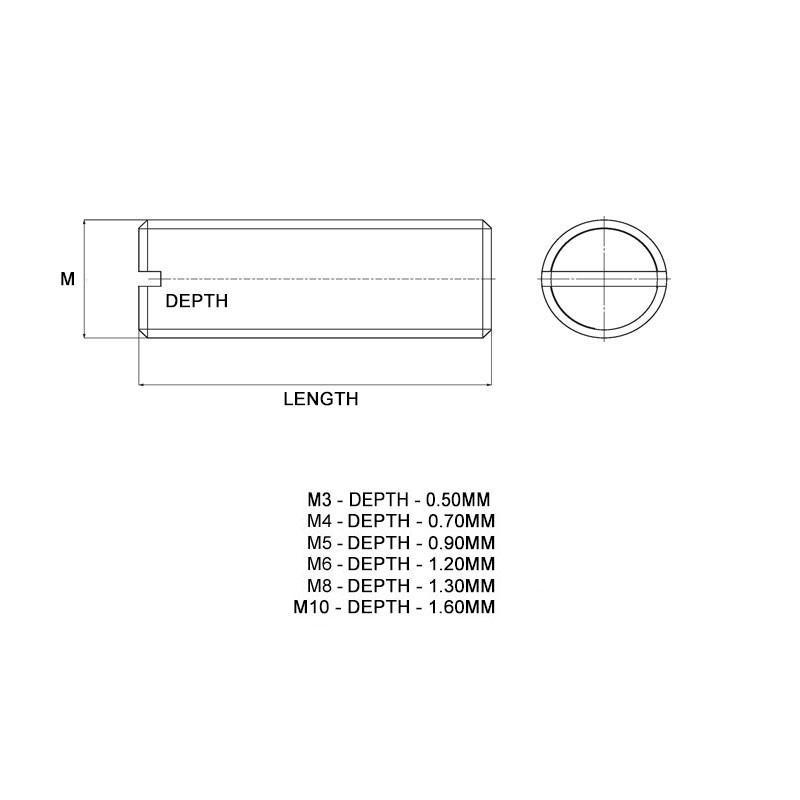 Slotted Grub Screw Din at Guillermo Wilbur blog
