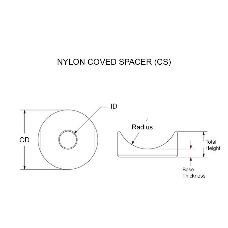 Nylon Coved Spacer