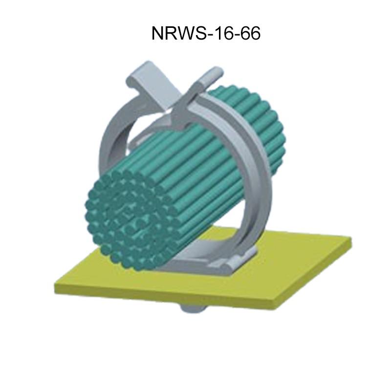 nylon round wire saddle clip