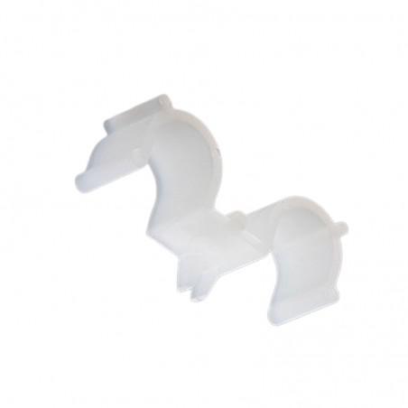 nylon dual half-u routing clip