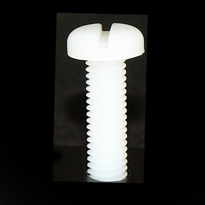 Nylon Metric Slotted Pan Head Screws - DIN 85