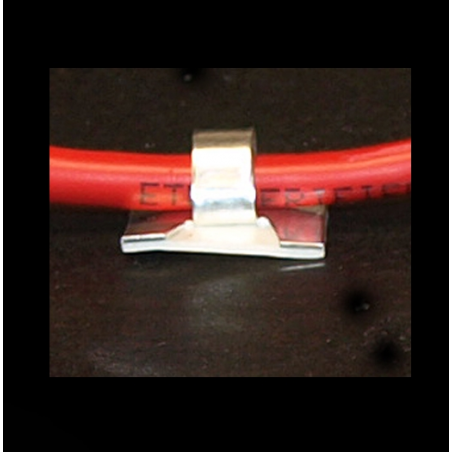 Self Adhesive Aluminium Open Arm Clip 1 Series